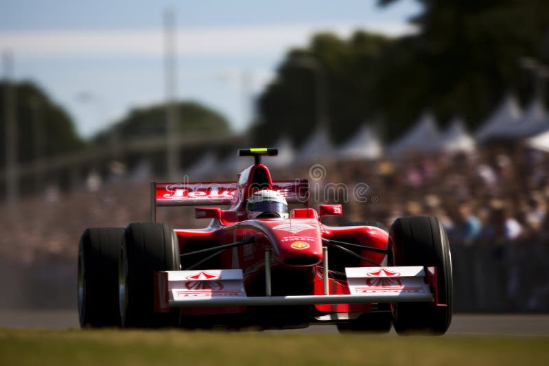 Dynamic Formula 1 Race Track Scene Capturing Speed, Adrenaline ...