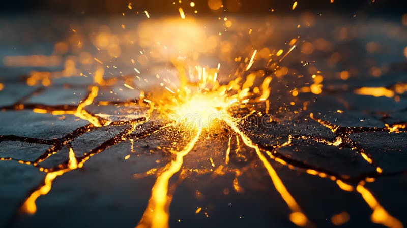 Dynamic Fracturing Unveils a Radiant Glow from Beneath the Surface ...