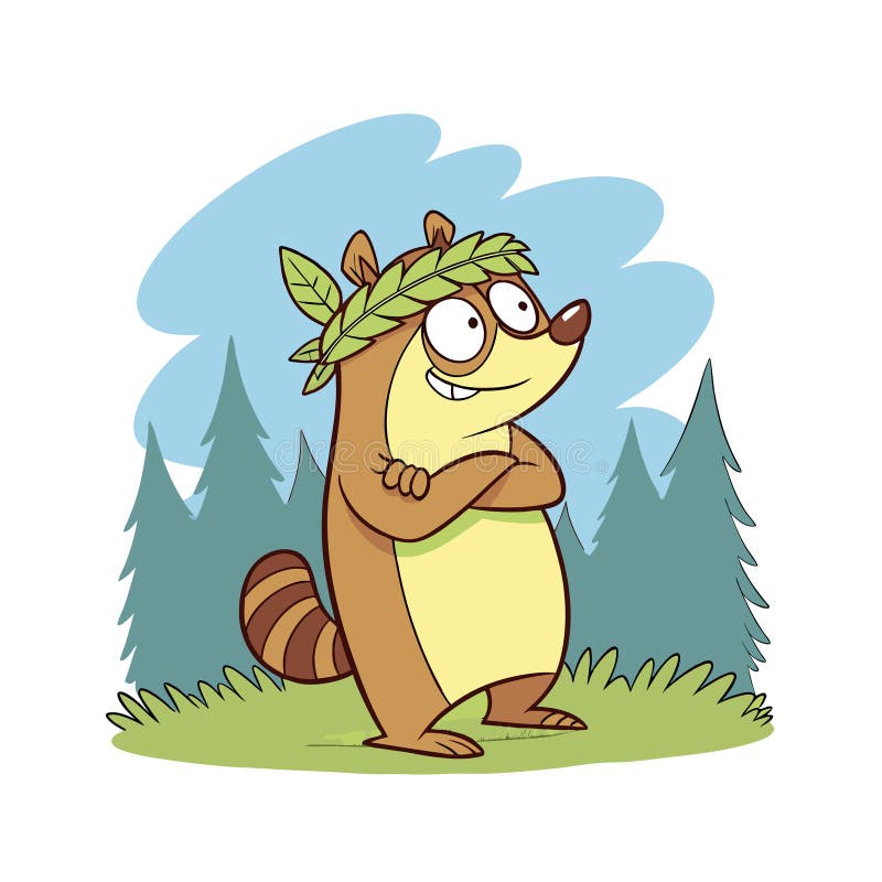 Dynamic Freddy the Forest Guardian Character Stock Vector ...