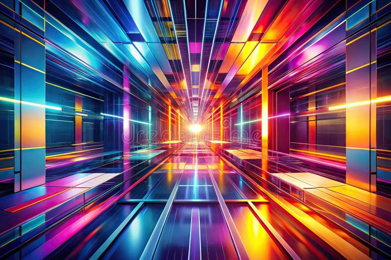 Dynamic Futuristic Abstract Background a Rule of Thirds Composition for ...