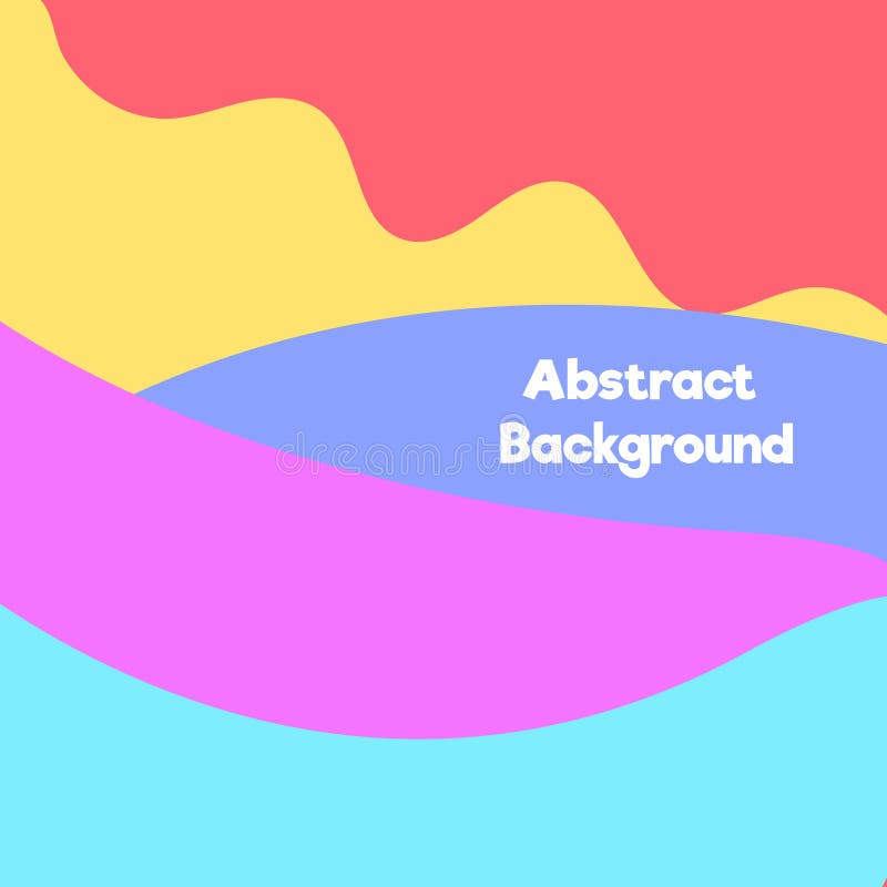 Dynamic Futuristic Abstract Wave Flat Design Art Stock Vector ...