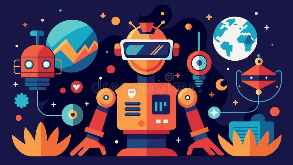 Featuring Robots Stock Illustrations – 2,864 Featuring Robots Stock ...