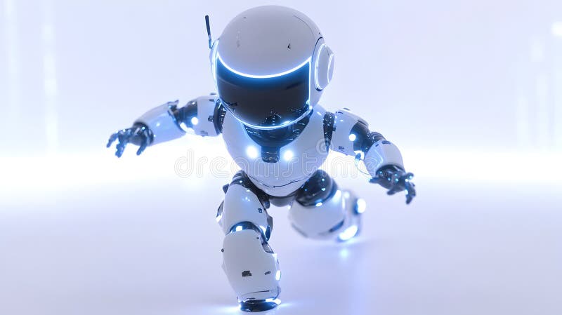 AI-Generated Robot Design stock image. Image of angles - 369464147