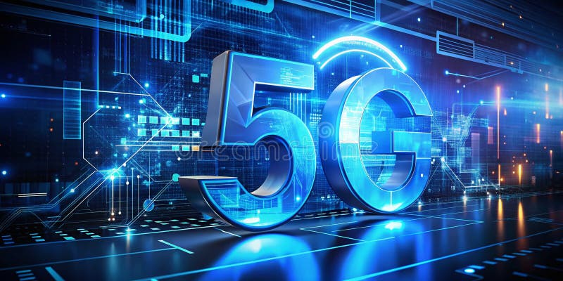 Dynamic 5G Network Visualization Futuristic Motion Graphic Depicting ...