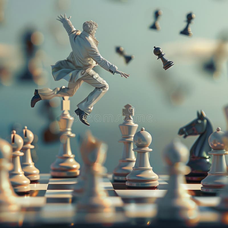 Dynamic Game of Chess with Levitating Human Figures and Artistic ...