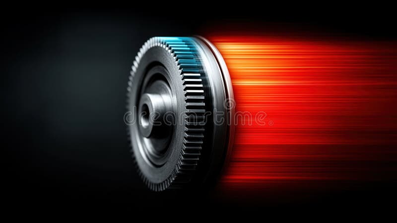 Dynamic Gear Symbolizes Sales Efficiency and Speed, Showcasing Power of ...