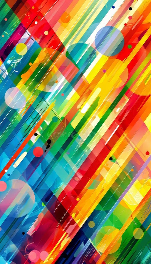 Dynamic Geometric Backgrounds Sharp Angles, Interlocking Shapes, Bold ...