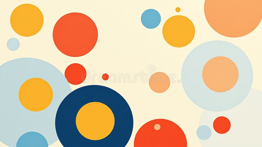 Dynamic Geometric Circle Patterns Abstract Art Backgrounds for Modern ...
