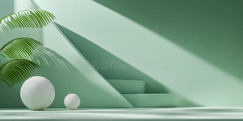 Dynamic Geometric Green Wallpaper Background for Modern Aesthetic ...