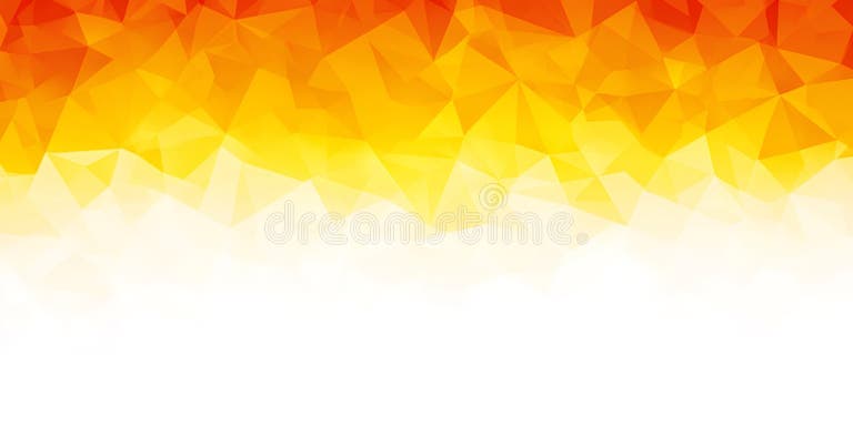 Dynamic Geometric Pattern Blending Orange and Yellow Polygons with ...