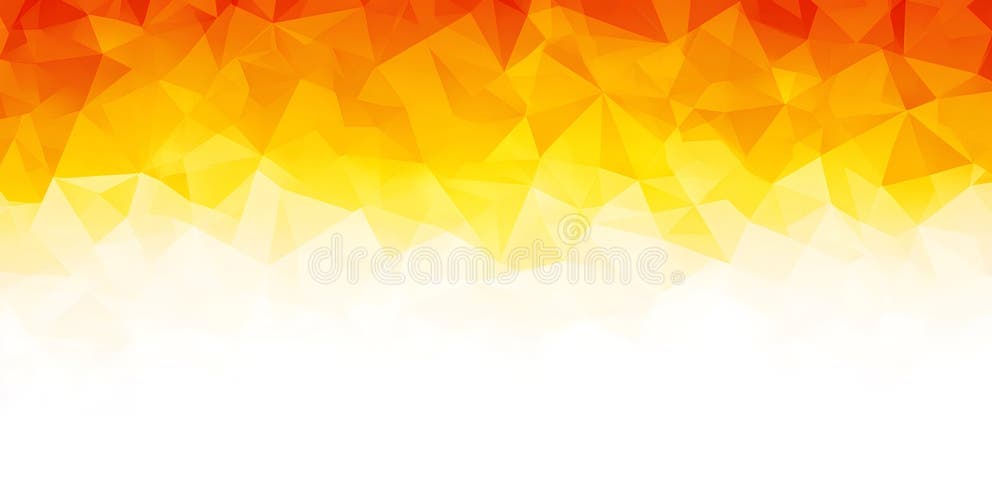 Dynamic Geometric Pattern Blending Orange and Yellow Polygons with ...