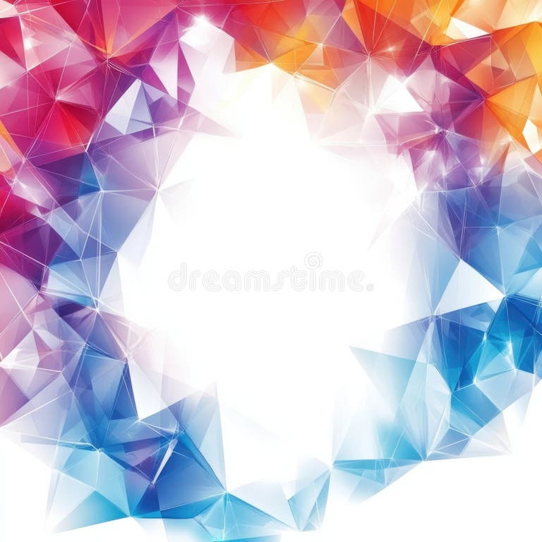 Dynamic Geometric Patterns Abstract Art Digital Design Colorful ...