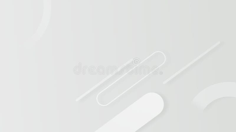 Dynamic Geometric Shapes Animation on White Background Stock Footage ...