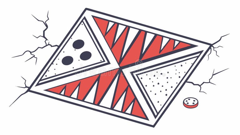 Dynamic Geometric Target, Triangular Design, Vector Design Generative ...