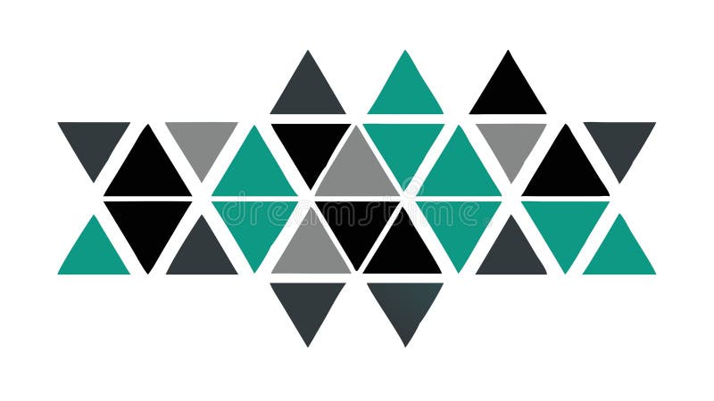 Dynamic Geometric Triangle Pattern, Modern Background, Vector Design ...