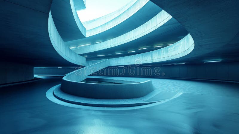 The Dynamic Geometry of a Spiral Parking Garage Ramp, a Unique ...