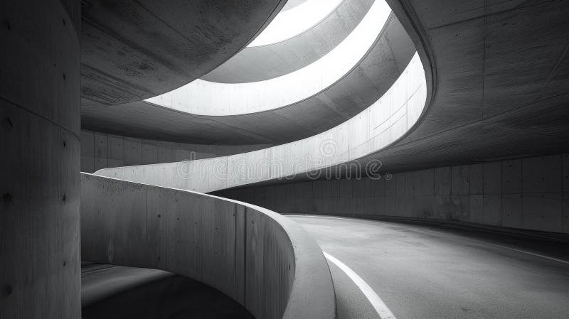 The Dynamic Geometry of a Spiral Parking Garage Ramp, a Unique ...