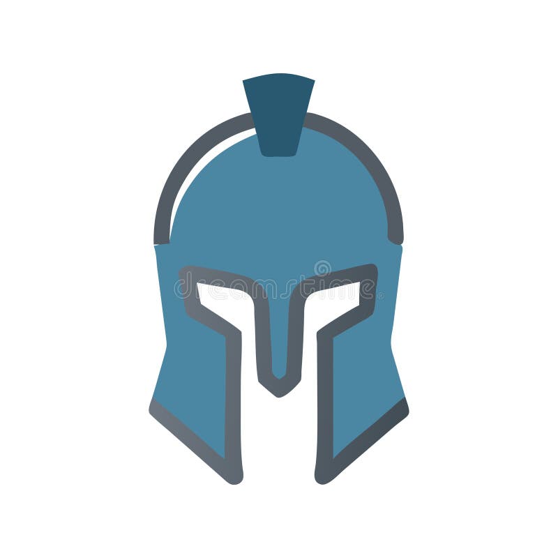 Dynamic Gladiator Helmet Icon for Combat Stock Vector - Illustration of ...