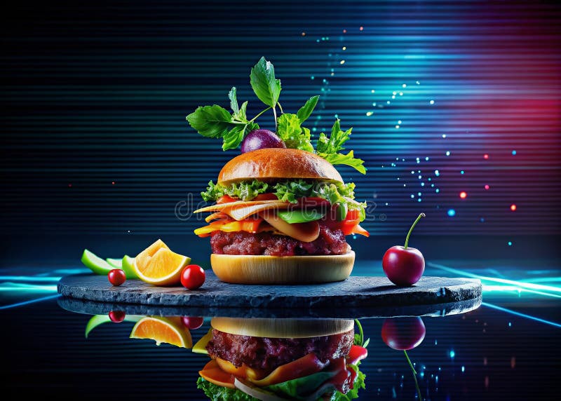 Dynamic Glitch Art Background for Food Photography Geometric Video ...