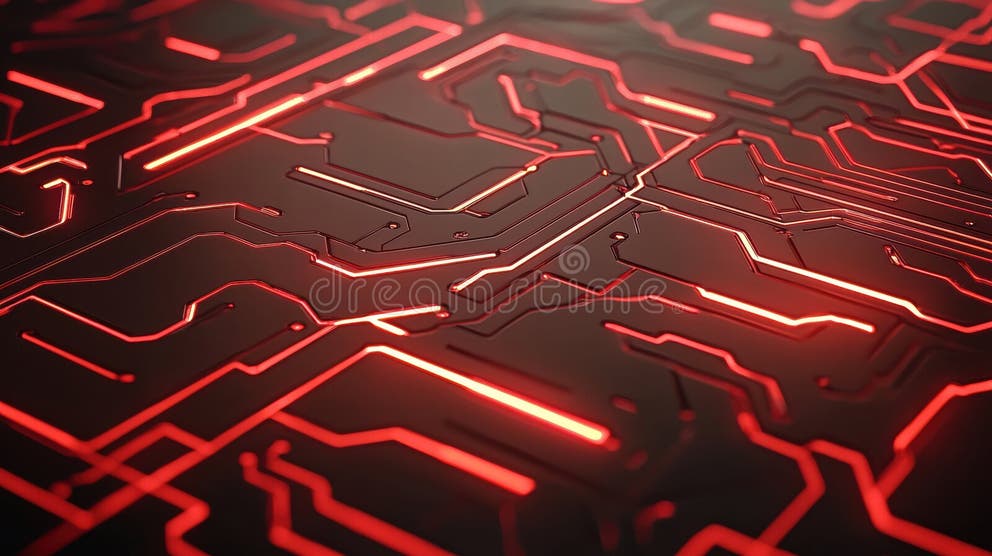 Dynamic Glowing Futuristic Interface with Waveform Patterns and ...