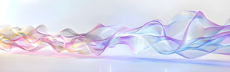 Dynamic Glowing Light Wave Effect Ai Generated Stock Illustration ...
