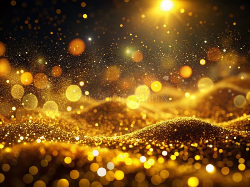 Dynamic Gold Particle Animation a Stunning Abstract Background for ...