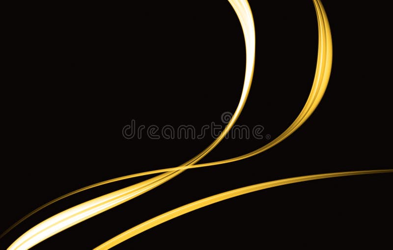 Dynamic Golden Lines Create a Captivating Visual Contrast Against a ...