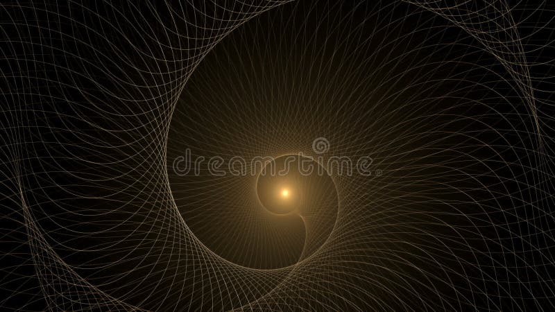 Dynamic Golden Rotational Motion Stock Footage - Video of elegant, loop ...