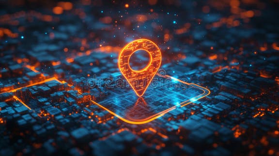 A Dynamic GPS Navigation Map with a Vivid Display of Streets, Landmarks ...