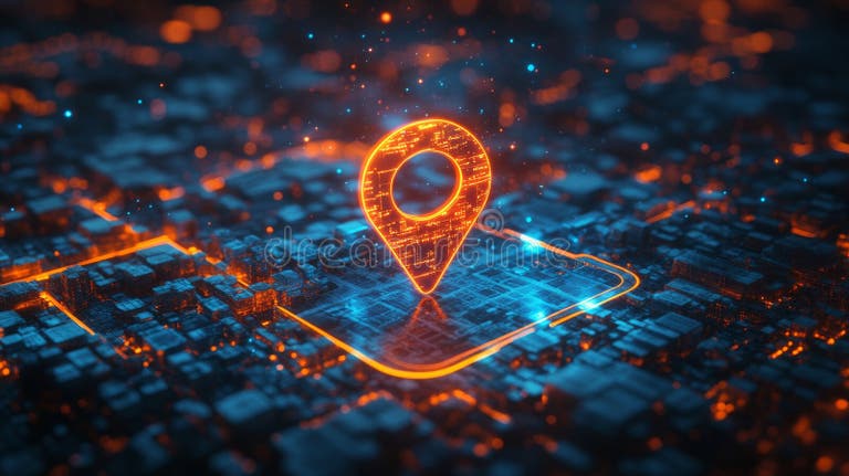 A Dynamic GPS Navigation Map with a Vivid Display of Streets, Landmarks ...