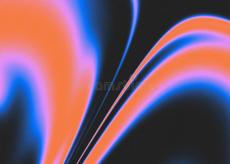 Dynamic Gradient Abstract with Blue, Orange, and Pink Flowing Streaks ...