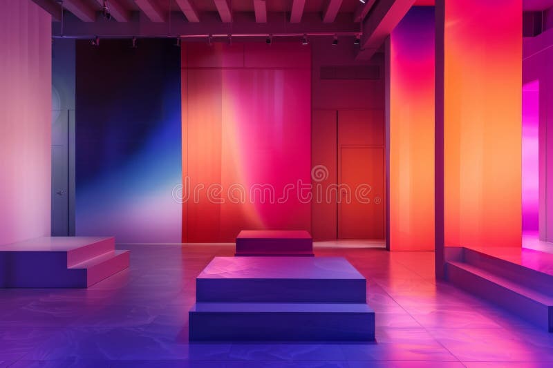 Dynamic Gradient Color Scheme for Eye-catching Presentations Stock ...