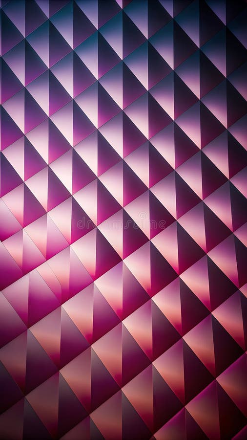 Pale Pink To Deep Magenta Gradient with Transforming Squares Stock ...
