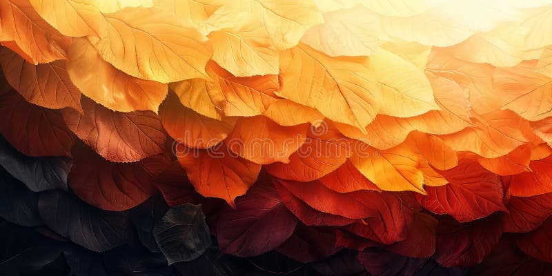 A Dynamic Gradient of Ochre Yellow and Deep Mahogany, Representing the ...