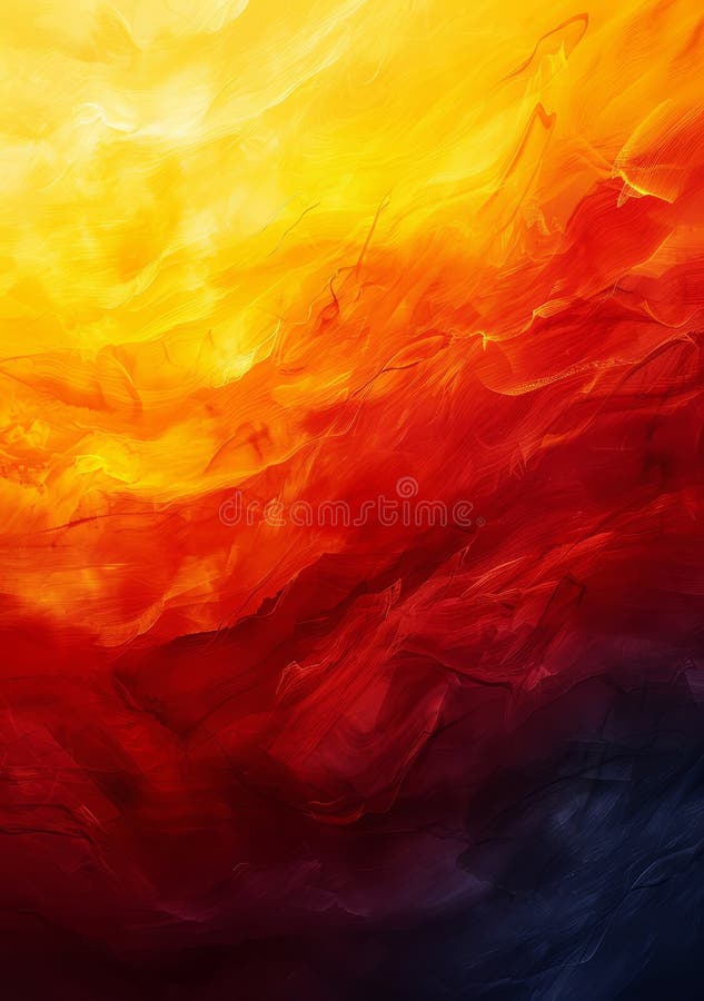 A Dynamic Gradient of Ochre Yellow and Deep Mahogany, Representing the ...