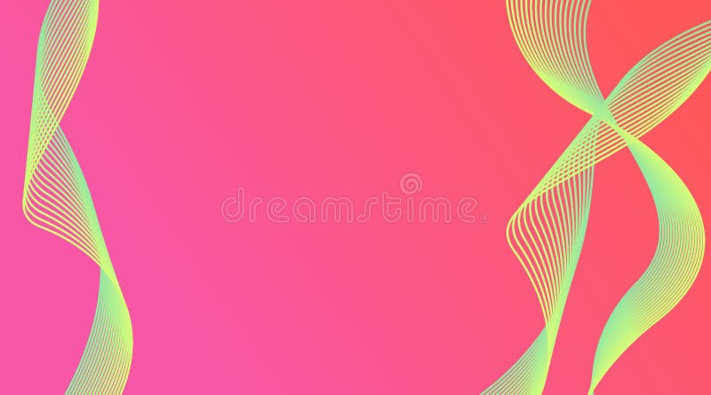 Dynamic Gradient Wave Lines Background for Promotion Product Stock ...