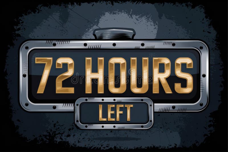 72-Hour Urgent Countdown Graphic Limited-Time Sales Promotion - Eye ...