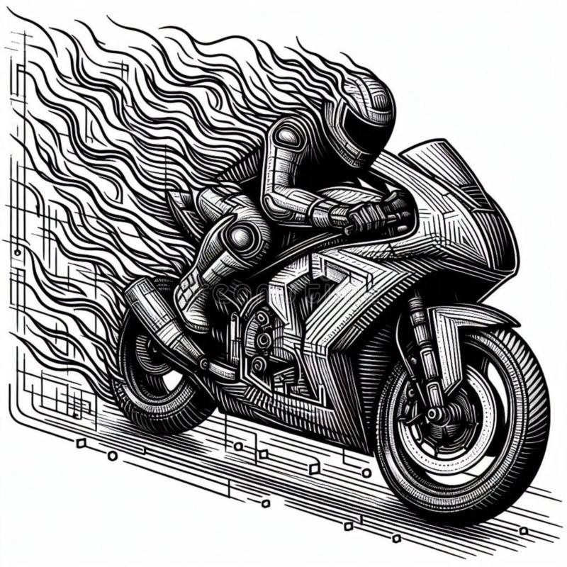 Adrenaline Rush: Cutting through the Air Stock Image - Image of ...