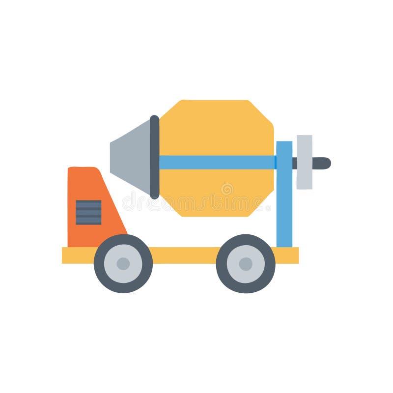 Dynamic Concrete Mixer Graphic for Efficient Mixing Stock Illustration ...