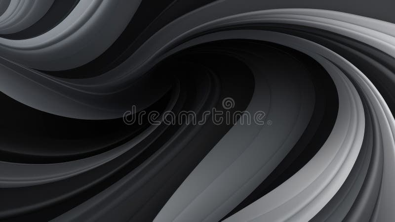 Dynamic Grayscale Swirling Pattern. Dynamic Abstract Pattern of ...