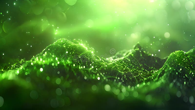 Dynamic Green Background Animation, Ideal for Multimedia Projects ...