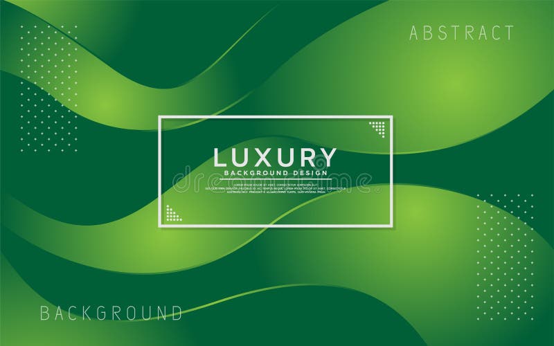 Dynamic Green Colorful Abstract Modern Background Stock Vector ...