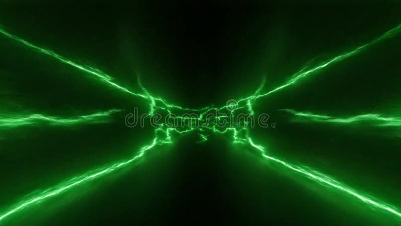 Dynamic Green Energy Flow: Abstract Digital Lightning Effects Stock Footage - Video of abstract ...