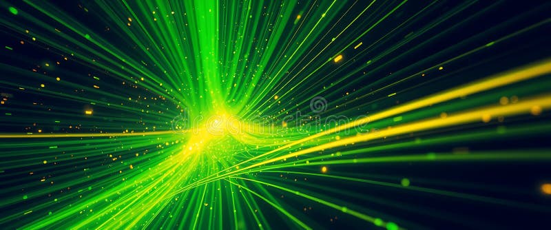 Dynamic Green Laser Explosion Light Effect Stock Photo - Image of ...