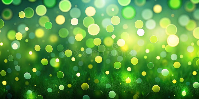 Dynamic Green Polka Dot Animation Vibrant Blinking Dots on a Lush Green ...