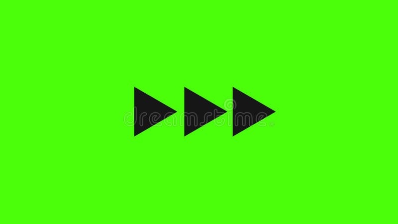 Dynamic Green Screen Directional Arrow Animation with Flowing Arrow ...