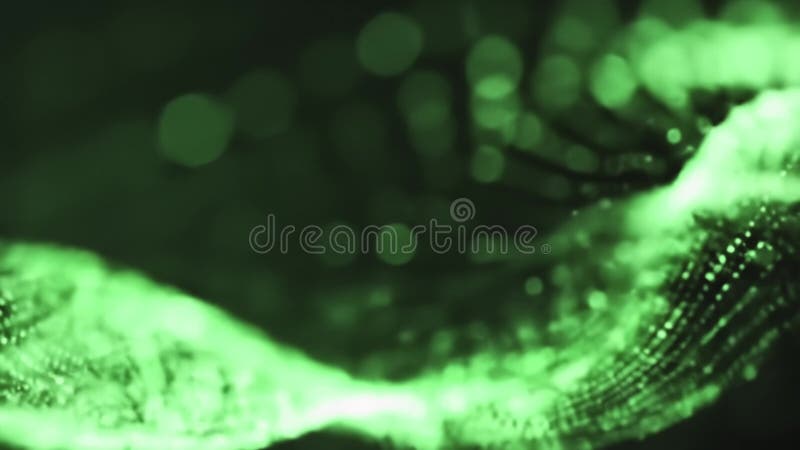 Dynamic Green Wave Pattern Showcasing Fluid Movement and Energy in ...