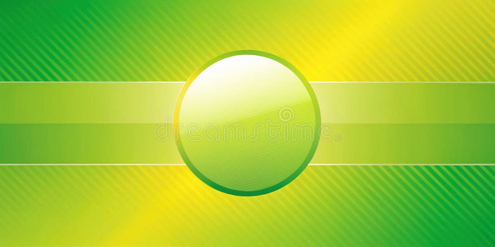 Dynamic Green and Yellow Gradient Circle Slash Banner Background Modern ...