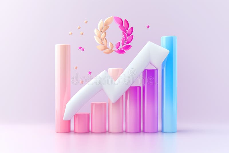 Dynamic Growth Chart that Features an Overlay Wreath Design and ...