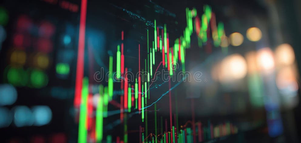 The Dynamic Growth Chart Representing Stock Market Trends and Analysis ...
